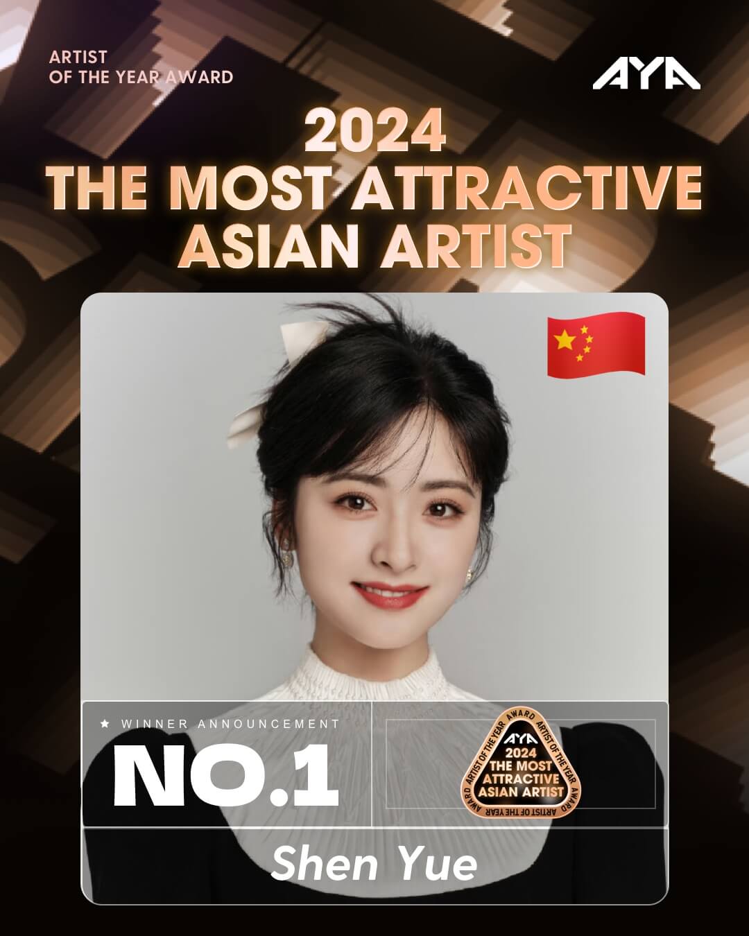 AYA - 2024 THE MOST ATTRACTIVE ASIAN ARTIST